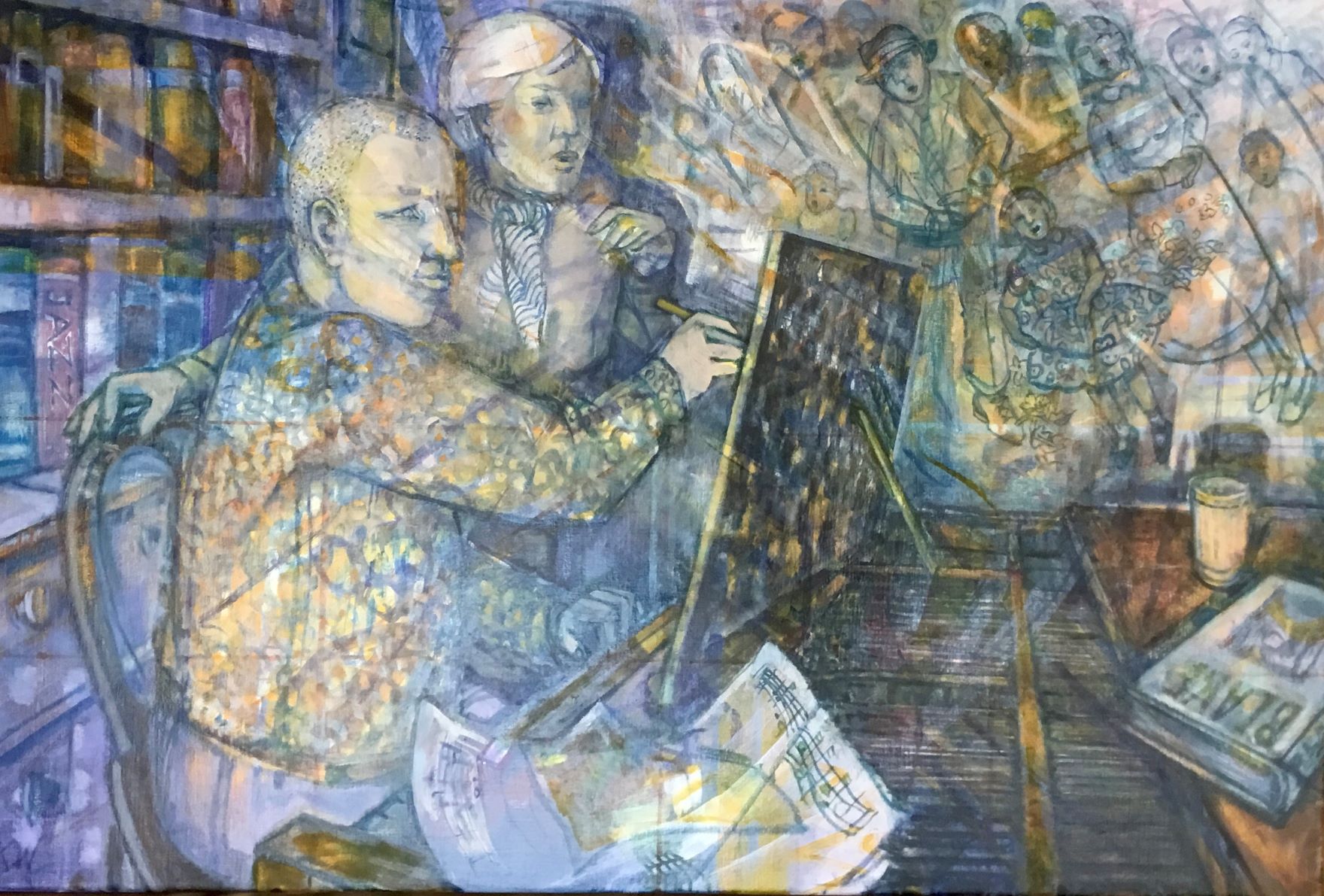 Exhibition By Kate Westbrook Writing The Song The Devon Daily